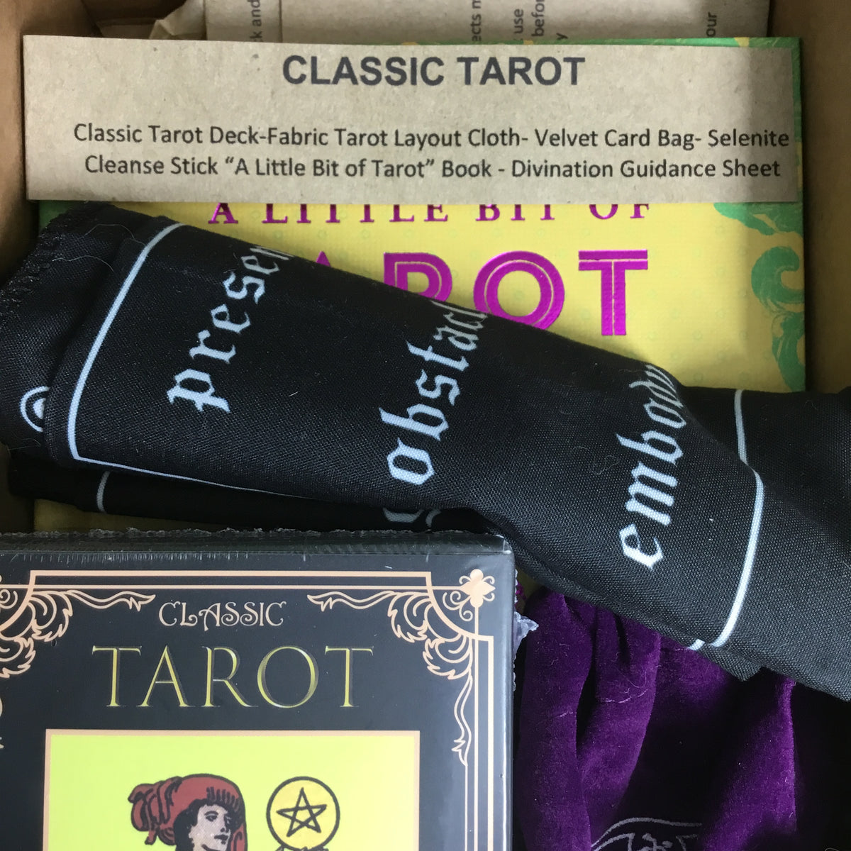 Essential tarot card gift pack kit – Fairy Leonie's Crystals
